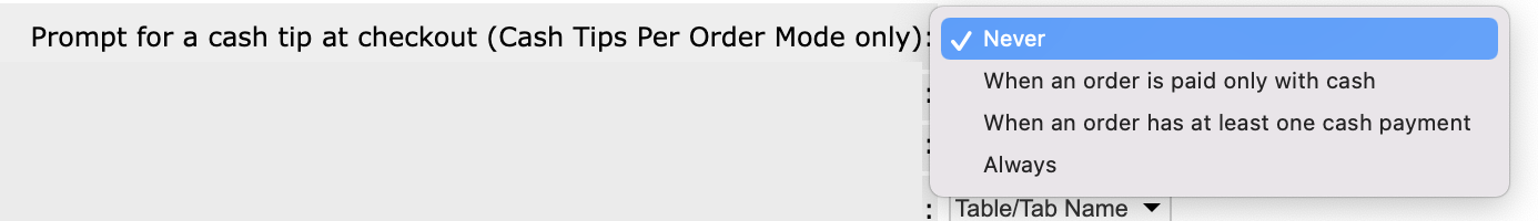 Advanced Location Settings - Checkout Options