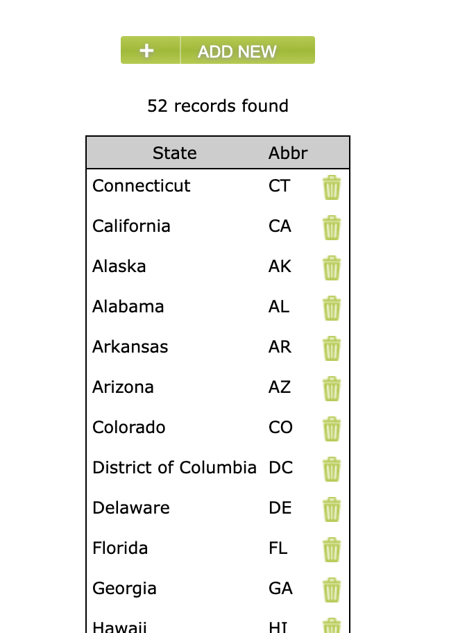 Advanced Location Settings - General Interface Settings