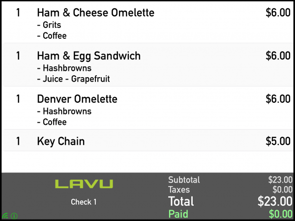 Lavu Customer Facing Display