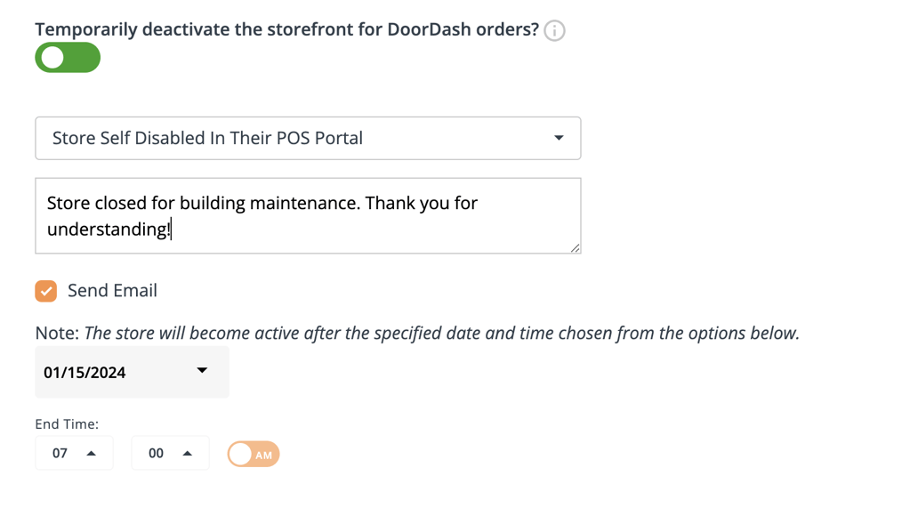 Lavu, Menu Drive, and DoorDash