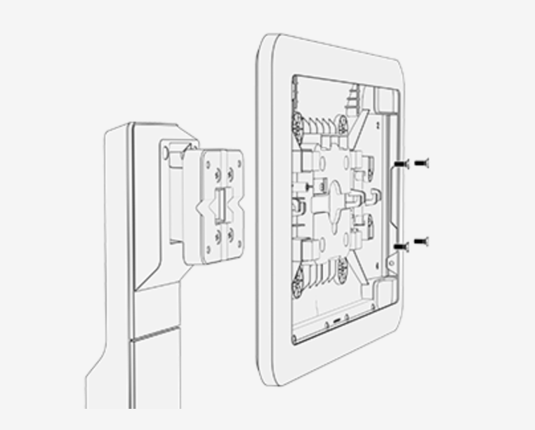 Dual Tablet Display Stand Assembly Instructions