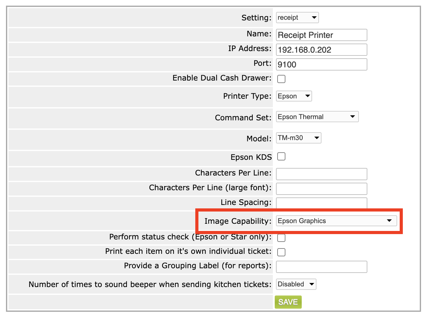 Adding a Logo to your Receipts