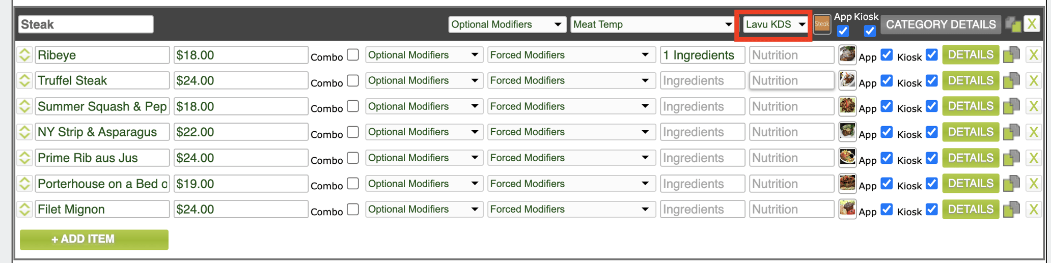 Lavu KDS - Create the Printer Profile