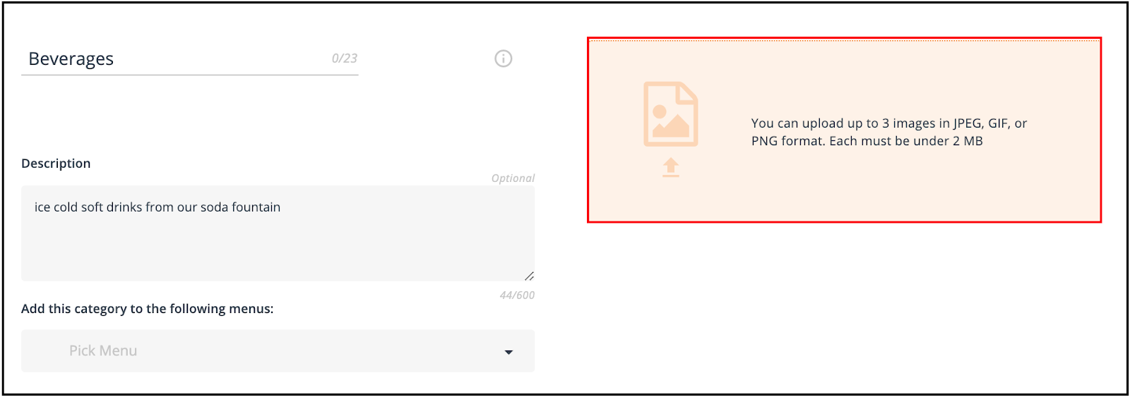 Basic Menu Building in Menu Drive (Menus, Categories, Items, and Modifiers)