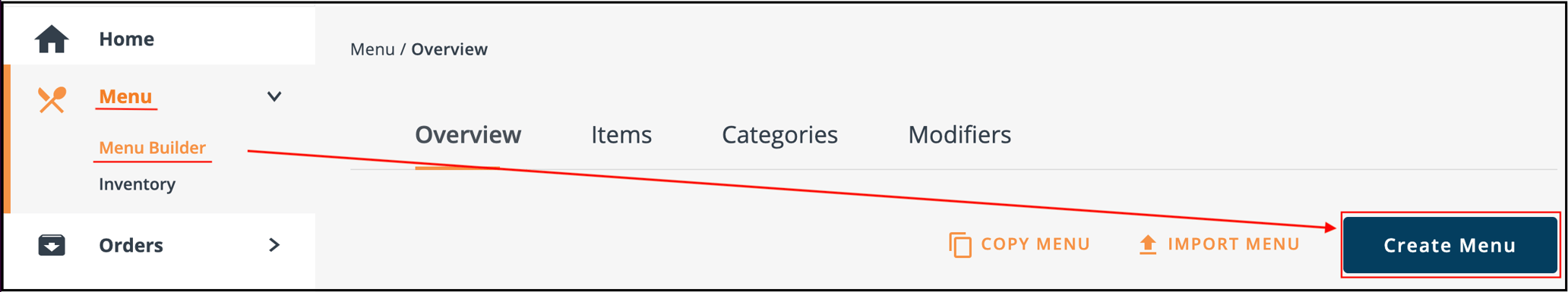 Basic Menu Building in Menu Drive (Menus, Categories, Items, and Modifiers)