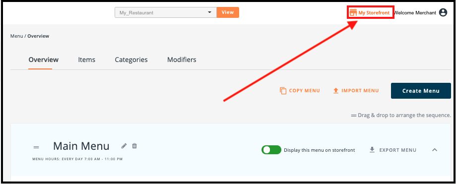 Basic Menu Building in Menu Drive (Menus, Categories, Items, and Modifiers)