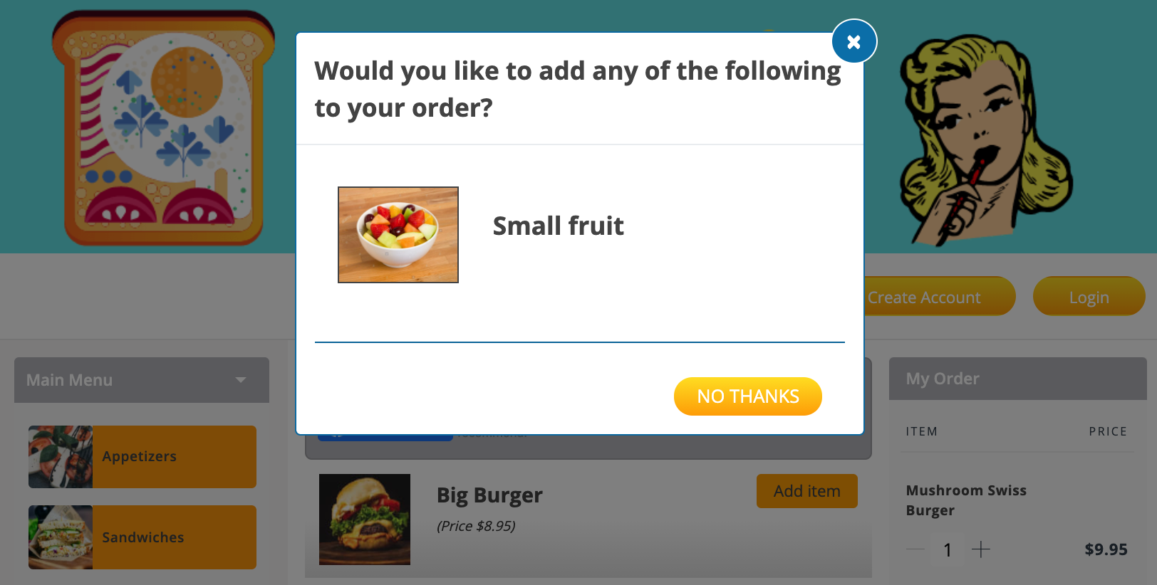 Menu Items Advanced Settings