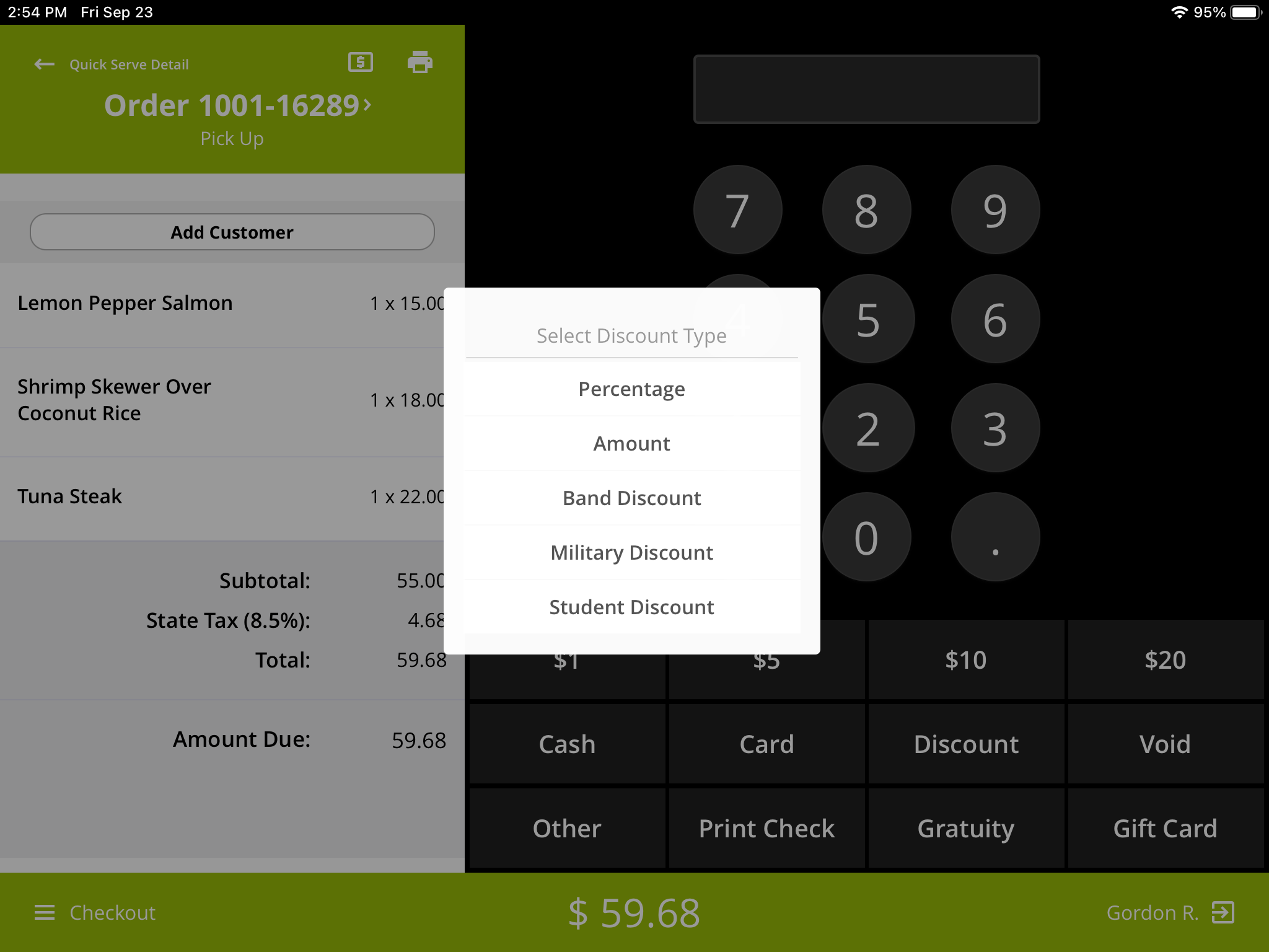 POS - Applying and Voiding Discounts