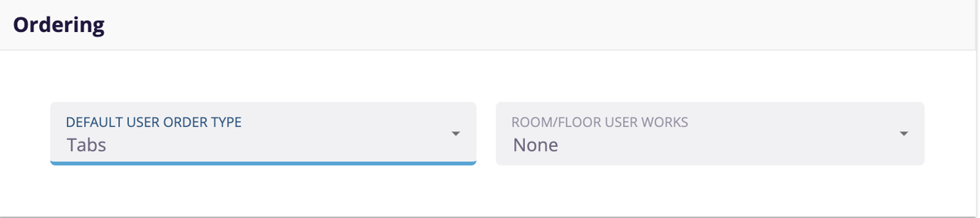 POS - Change Service Types (Quick Serve, Tables, and Tabs)