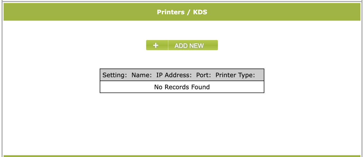 Basic Printer Setup
