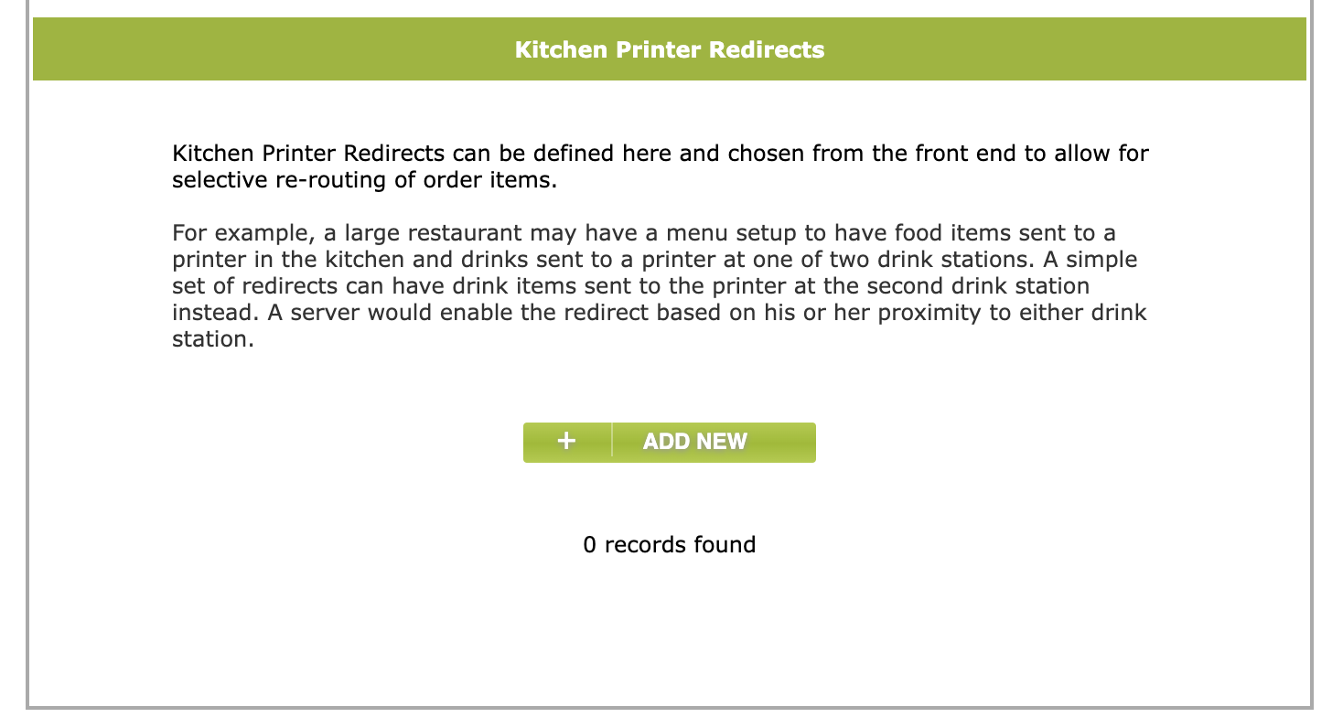Printer Redirects