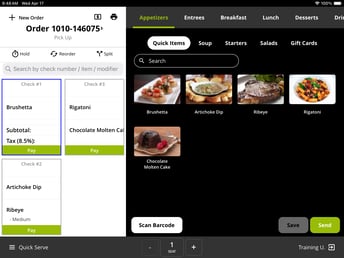 POS Video - Splitting Orders