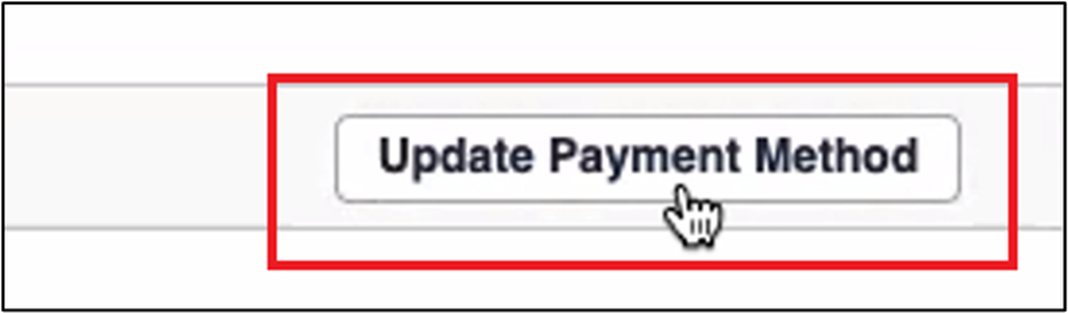 How do I Update the Payment Method for the monthly fee?