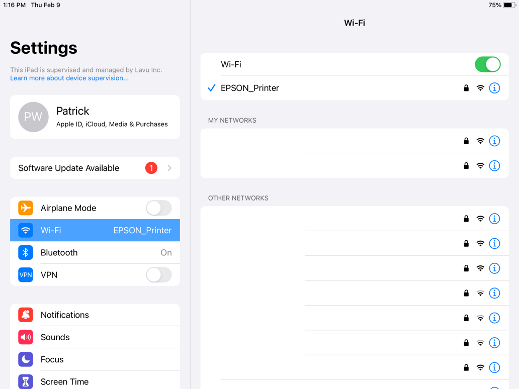 Epson Wireless Printer Setup Using Epson TM Utility App