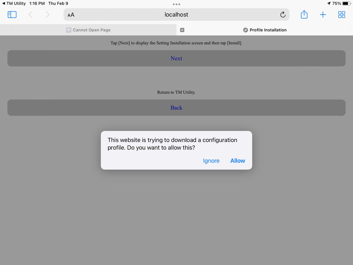 Epson Wireless Printer Setup Using Epson TM Utility App