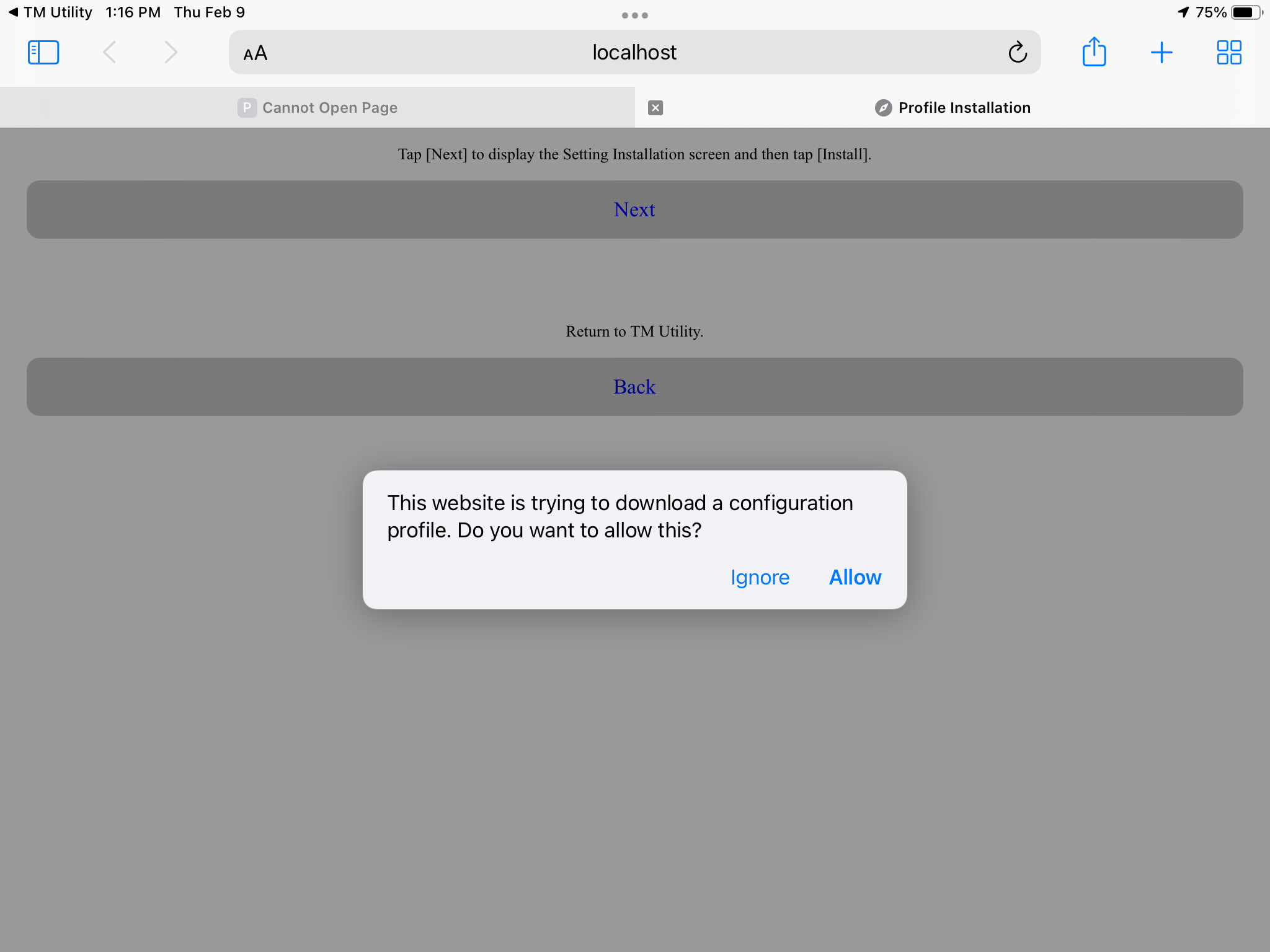 Epson Wireless Printer Setup Using Epson TM Utility App