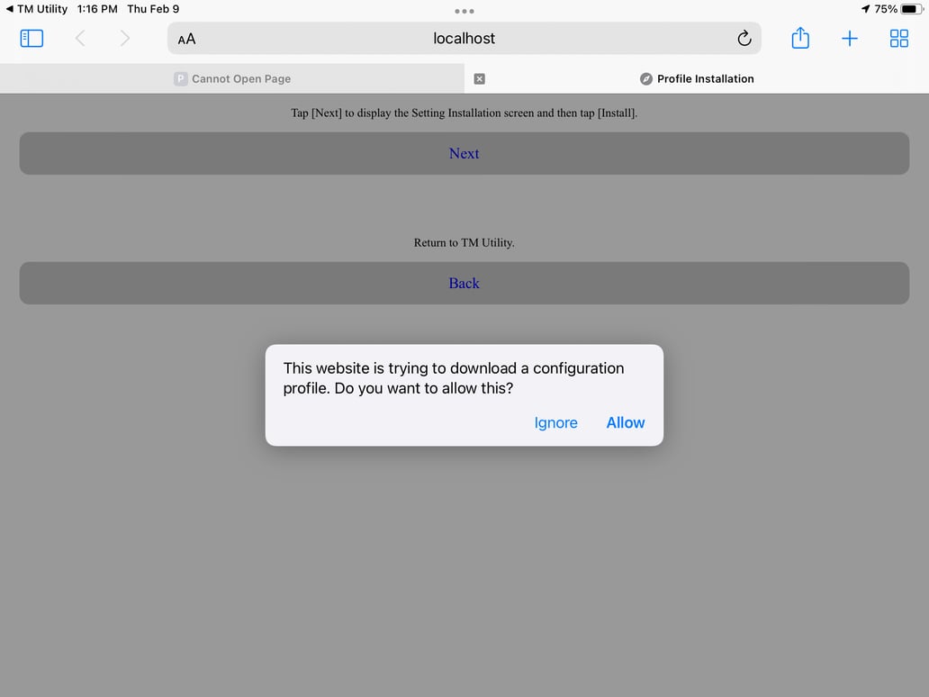 Epson Wireless Printer Setup Using Epson TM Utility App