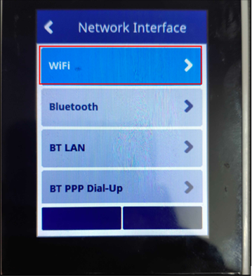 Establishing the WiFi Connection to Verifone Cardreader