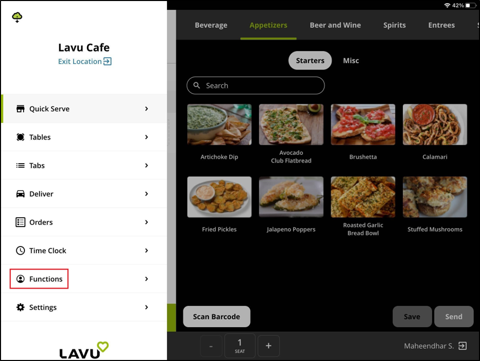 Manager Functions - X and Z Report